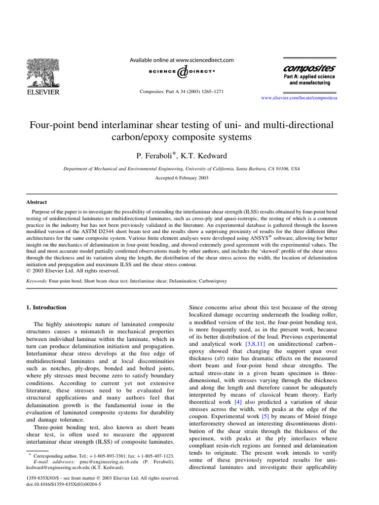 2003 Jcoma PF KK | PDF | Composite Material | Stress (Mechanics)