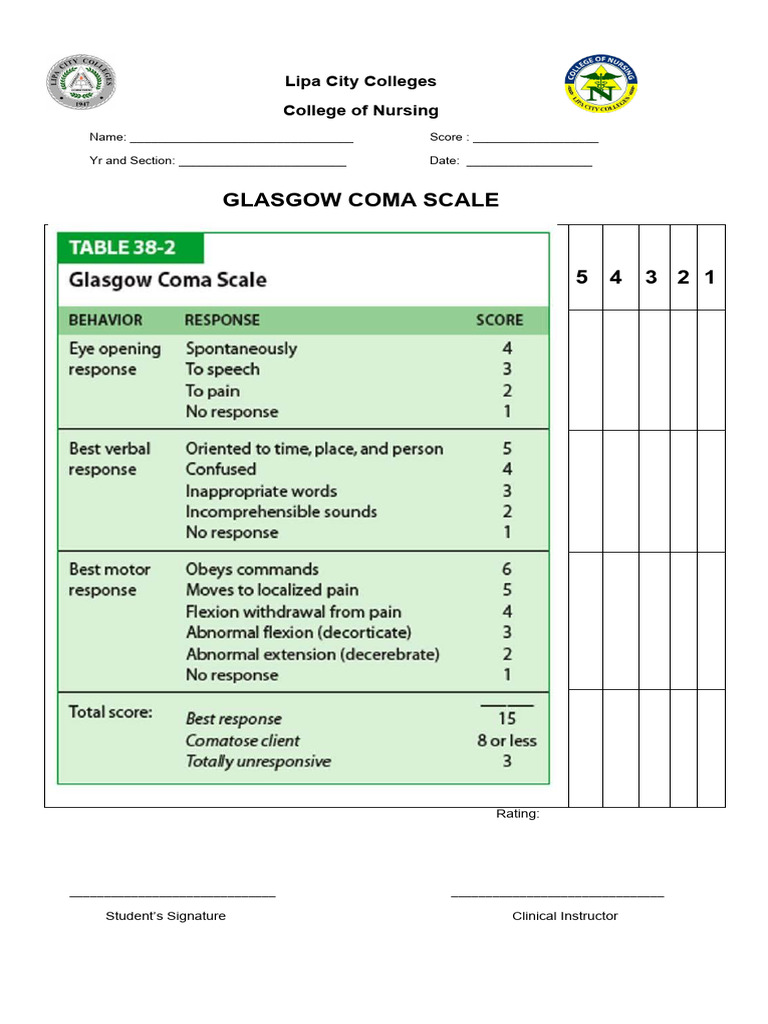 GCS-CHECKLIST | PDF