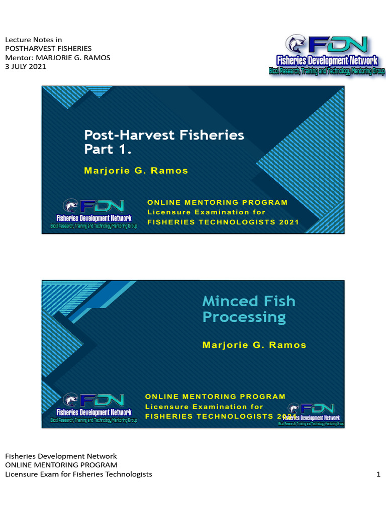 4 - Minced Fish Processing - MGRAMOS-compressed | PDF | Proteins ...