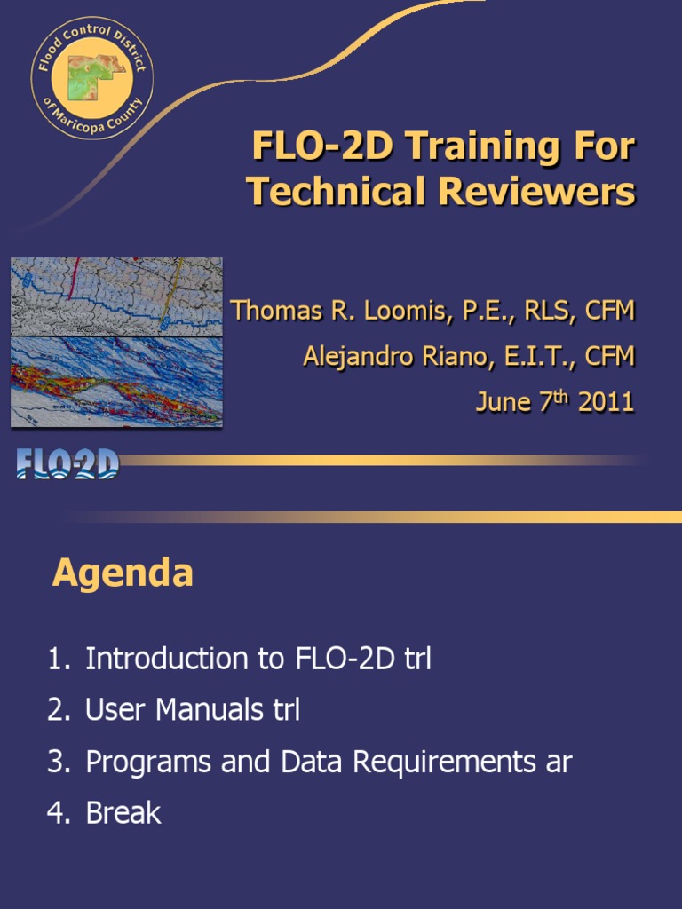 H H FLO-2D Review V2 | PDF | Flood | Differential Equations