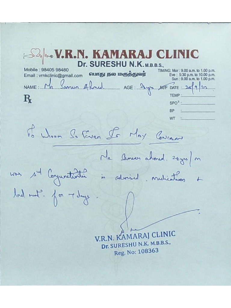 Doctor's Prescription | PDF