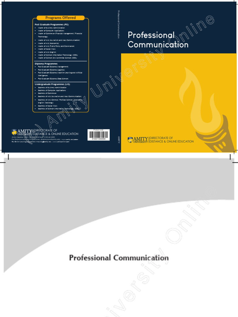 Professional Communication | Download Free PDF | Communication | Nonverbal Communication