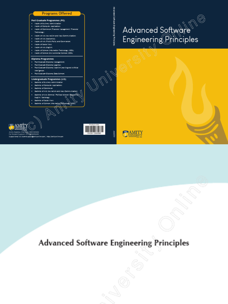 Advance Software Engineering Principle | PDF | Databases | Software