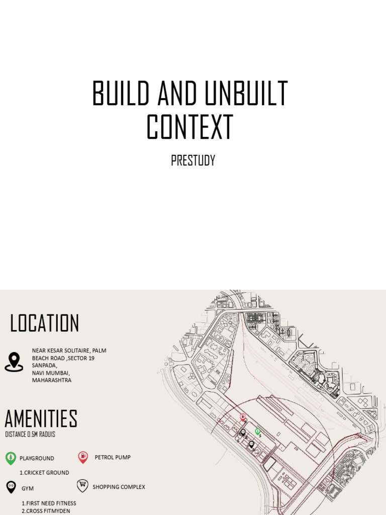 Built and Unbuilt Context-1 | PDF