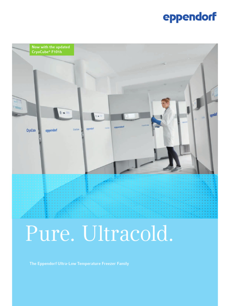 Freezers Brochure ULT Freezer Family Pure Ultracold | PDF | Dna ...