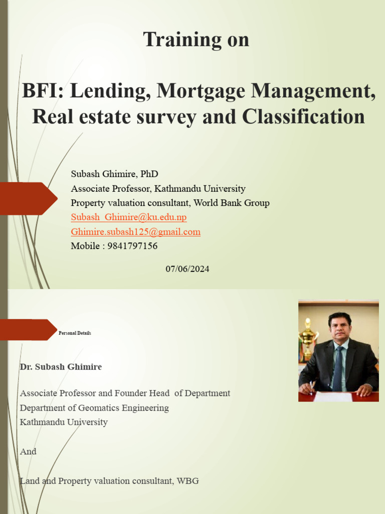 BFI Garima | PDF | Real Estate Appraisal | Capacity Building