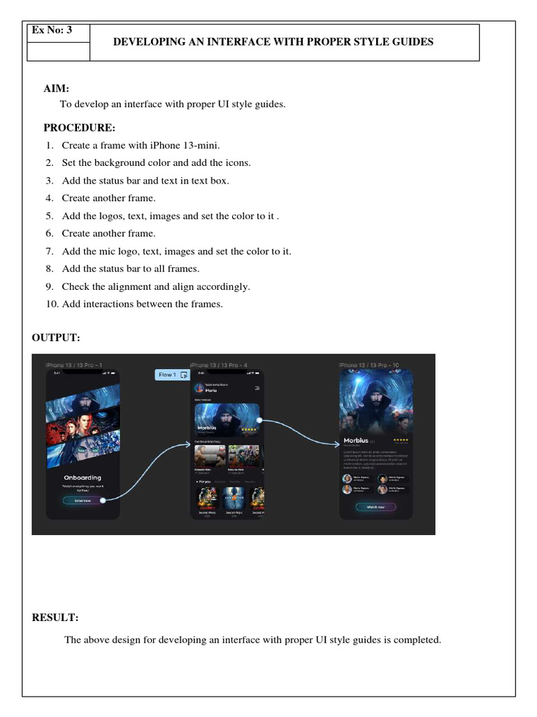 UI Design Projects and Methodologies | PDF | Usability | Application ...