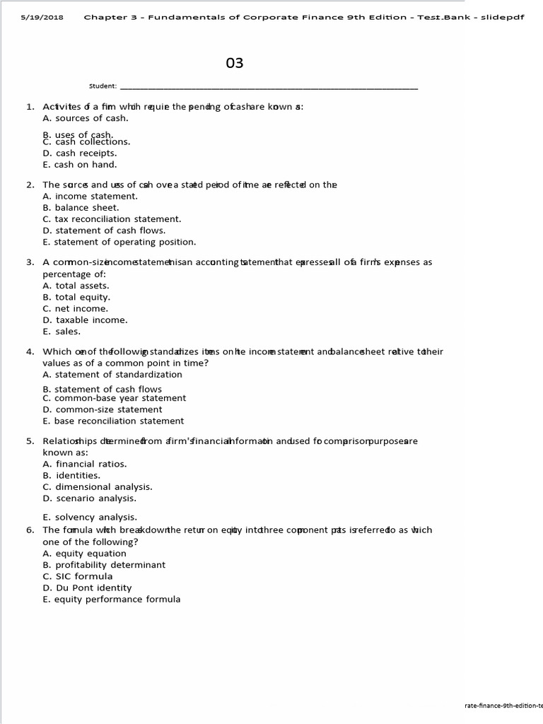 TBChap 003 | PDF | Equity (Finance) | Leverage (Finance)