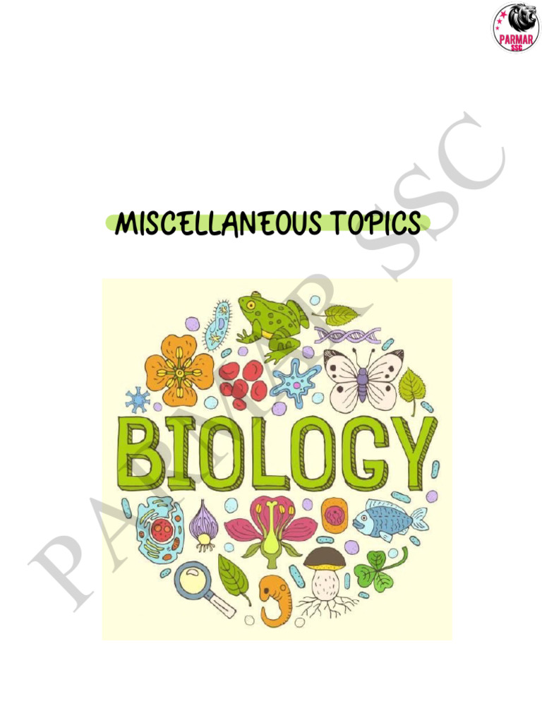 Miscellaneous | PDF | Ecology | Biology