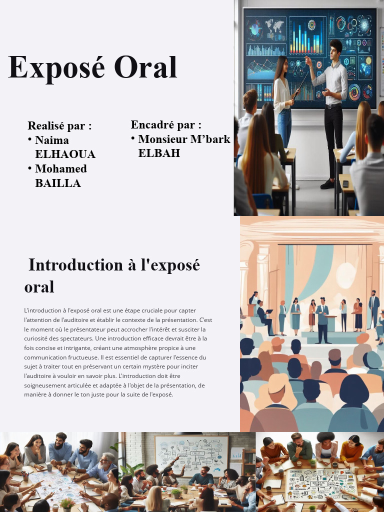 Guide complet pour réussir un exposé oral | PDF | Anxiété | Pleine ...