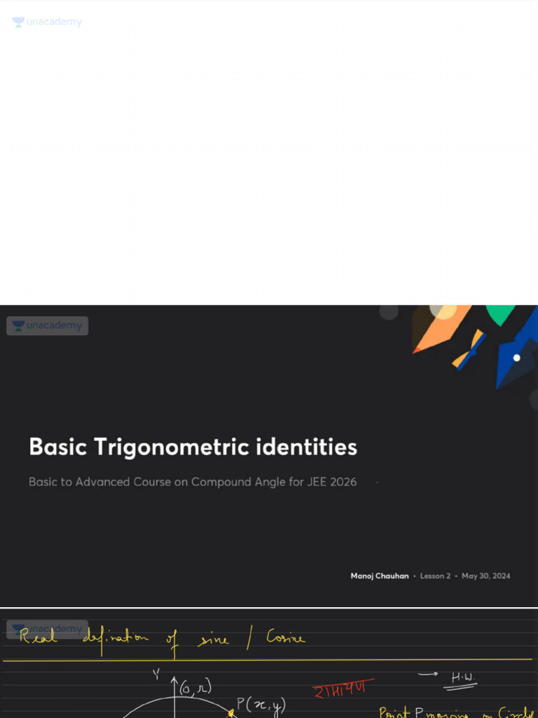 Basic Trigonometric Identities With Anno | PDF