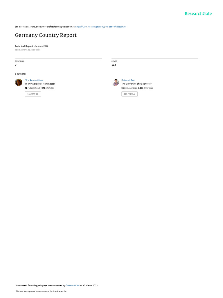 Countryreport Germany Final 1 | PDF | Research And Development ...