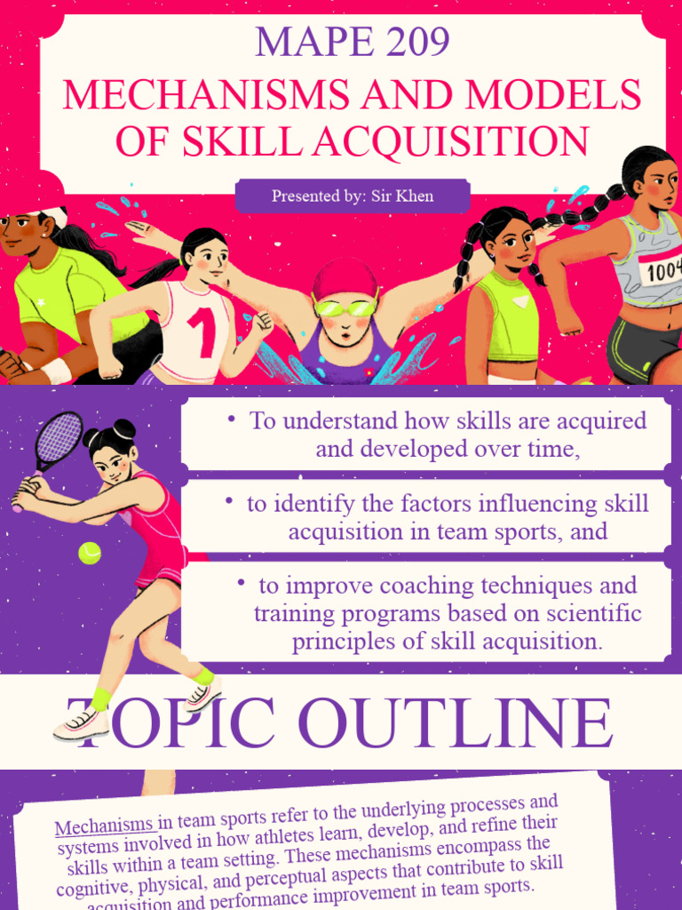 MAPE 209 - Paglumotan - Mechanisims and Models of Skill Acquisition | PDF | Learning ...