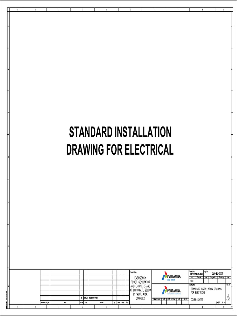 GEN-EL-0001 - Standard Installation For Electrical | PDF