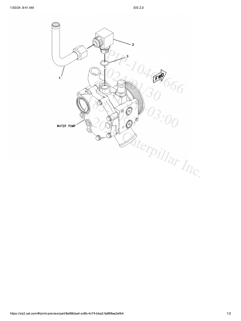 183-2063 Lines Gp-Water - Water Pump | PDF | Hydraulics