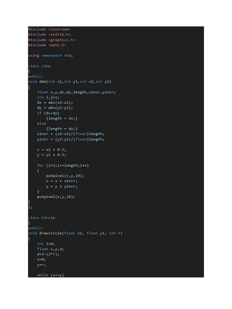 Graphics Programming Basics | PDF | Teaching Methods & Materials | Science & Mathematics
