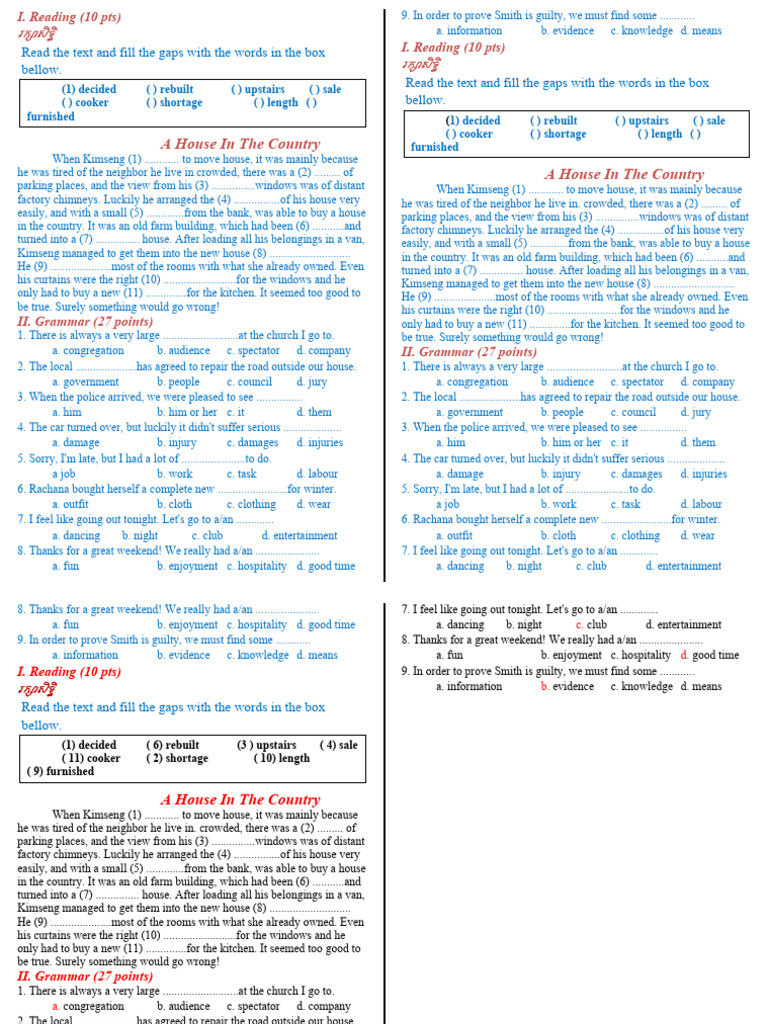 A House In The Country | PDF