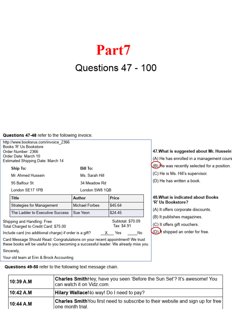 Reading - Part 7 | PDF | Dieting | Juice