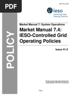 IESO Grid Operating Procedures | PDF | Electrical Grid | Reliability ...