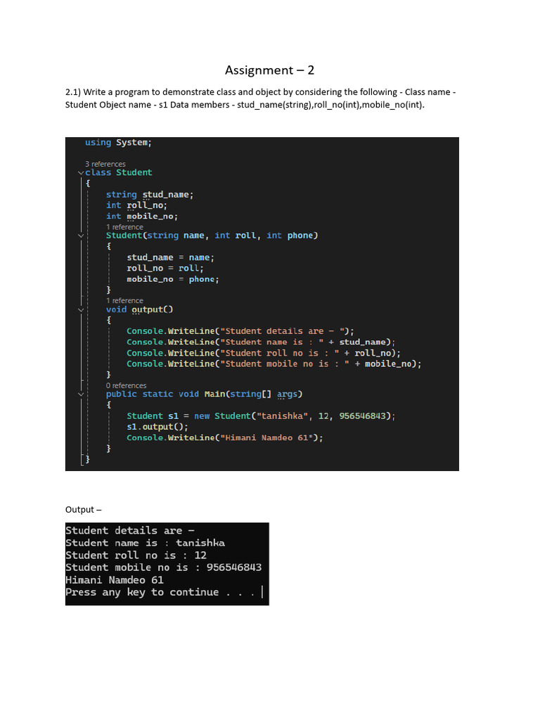 Dontnet | PDF | Method (Computer Programming) | Computer Program