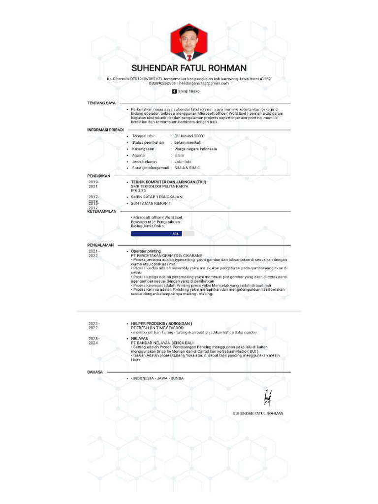 Lamaran Compressed Compressed | PDF