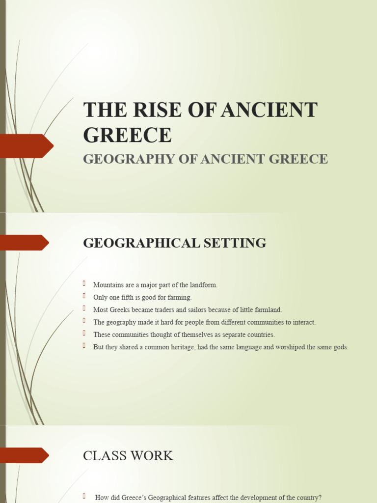 The Rise of Ancient Greece | PDF | Mycenaean Greece | Troy