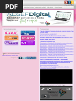 ADSEF-003 Certificacion Participante PAN y TANF | PDF | Facebook | Red ...