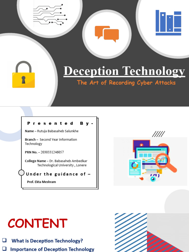 Deception Technology | PDF | Computer Security | Security
