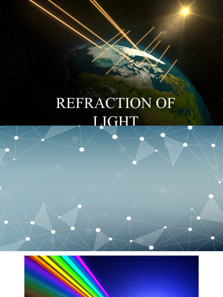 Refraction of Light | PDF | Refraction | Rainbow