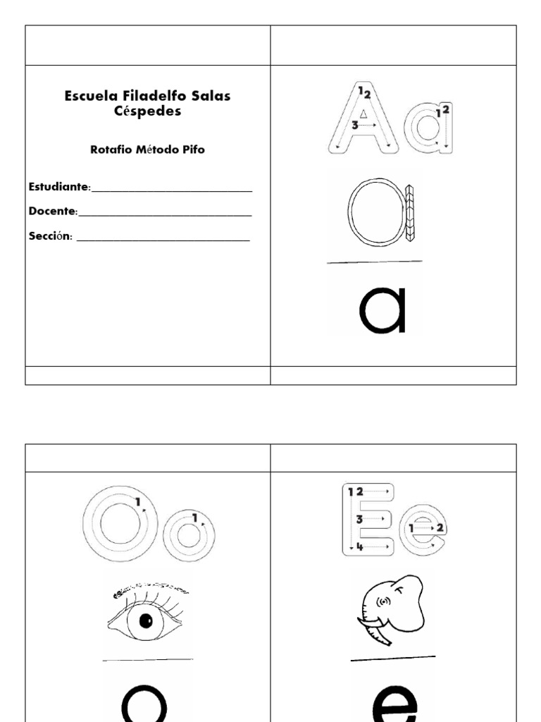 Rotafolio Método Pifo | PDF | Crecimiento personal y profesional | Negocios