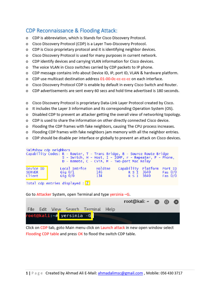5.1 43-CDP Risk | PDF | Network Switch | Computer Architecture