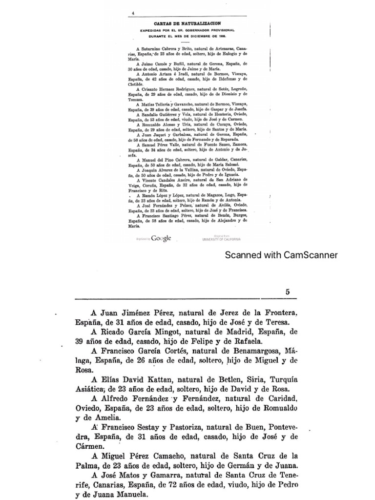 Cartas_Naturalizacion_Cuba_1907 | PDF