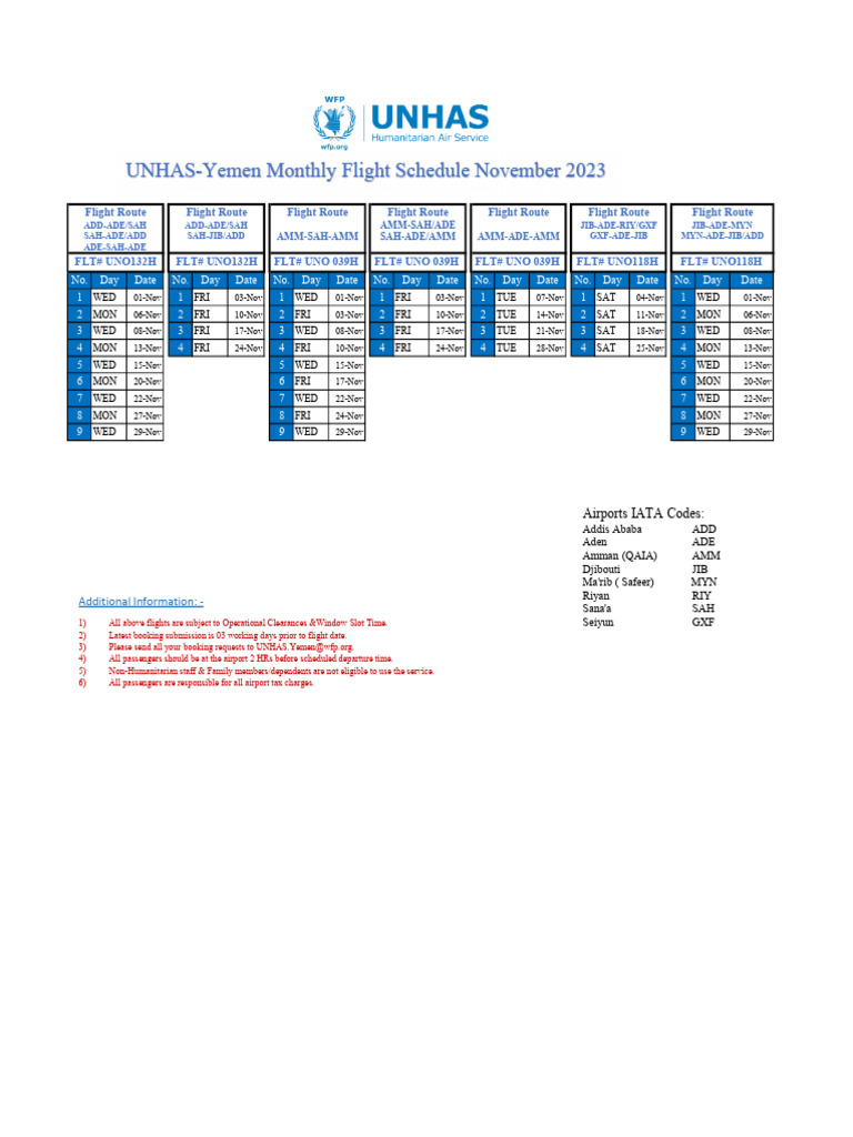 Unhas Flight Schedule November 2023 Updated.. | PDF | Transport | Aviation