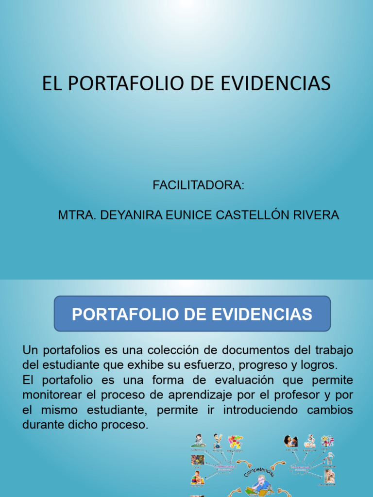 El Portafolio de Evidencias | PDF | Evaluación | Maestros