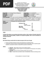 BSBA-HRM Program Overview and Courses | PDF | Human Resource Management ...