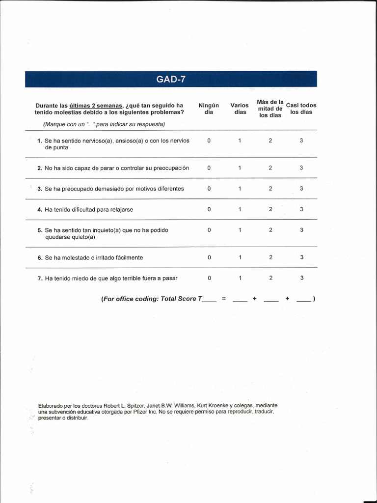 GAD7 PHQ9 Merged | PDF