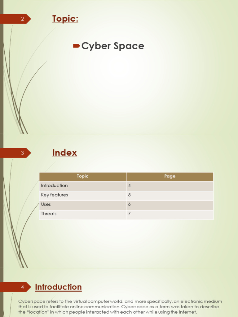 Cyberspace | PDF | Computer Network | Internet