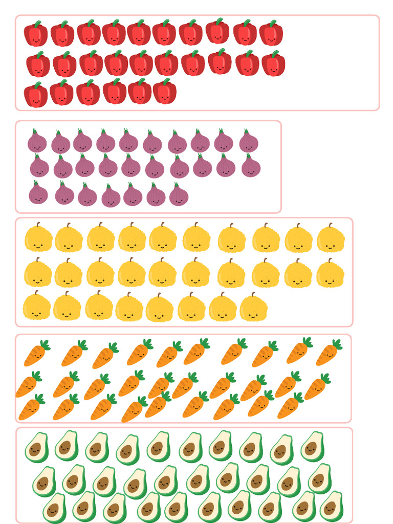 Lembar Kerja Membandingkan Jumlah Ilustrasi Warna-Warni | PDF