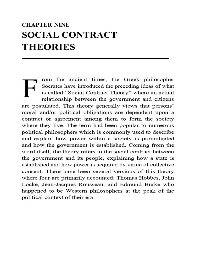 SOCIAL-CONTRACT | PDF | John Locke | Jean Jacques Rousseau