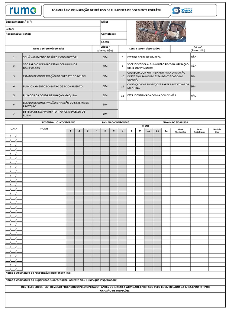 CHECK LIST - STIHL | PDF