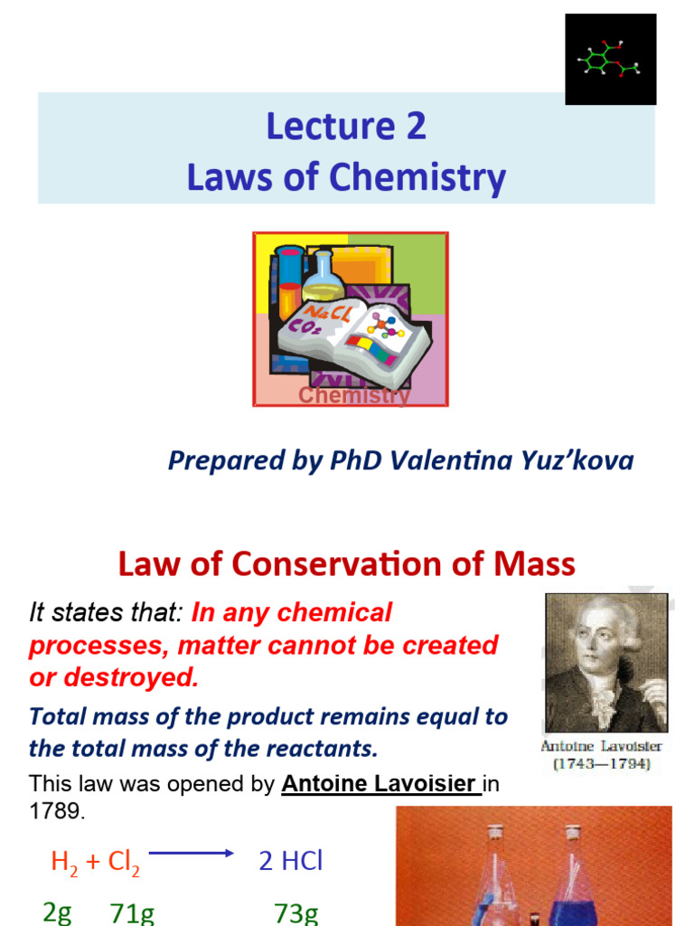 Key Chemistry Laws Explained | PDF | Mole (Unit) | Stoichiometry