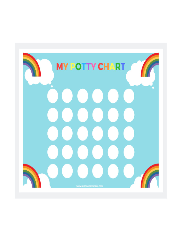 My Potty Chart by Rainbow Handmade | PDF