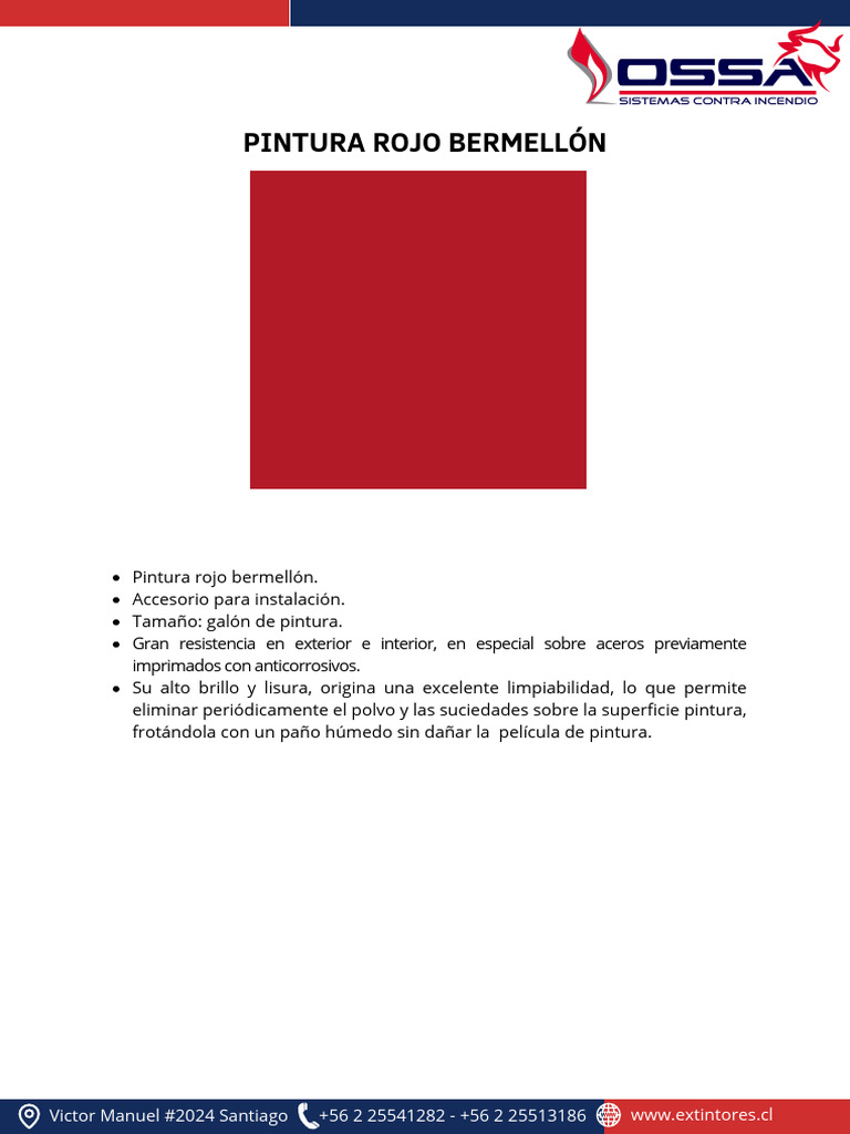 PINTURA ROJO BERMELLÓN | PDF
