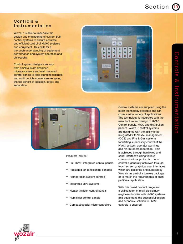 Section 10 - Controls and Instrumentation | PDF | Instrumentation | Engineering