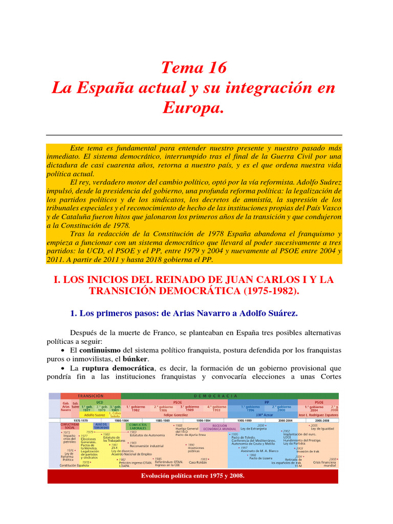 Transicion Democracia Pdf Cortes Generales España Franquista