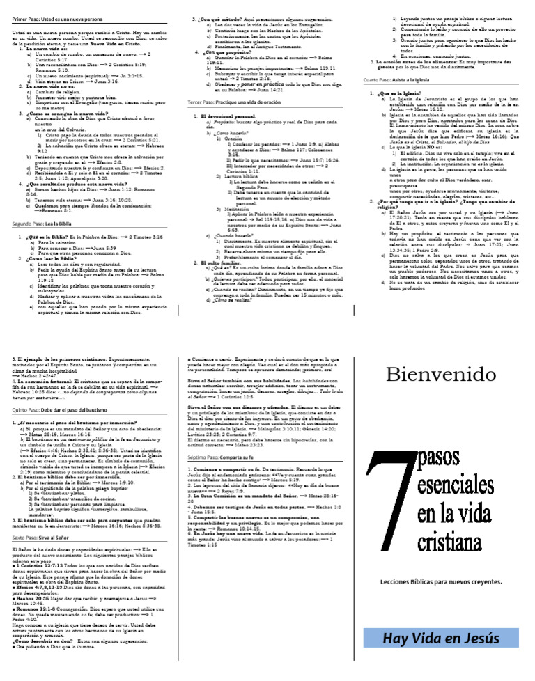 los-7-pasos-esenciales-para-la-vida-cristiana | PDF | Cristo (título) | Iglesia cristiana