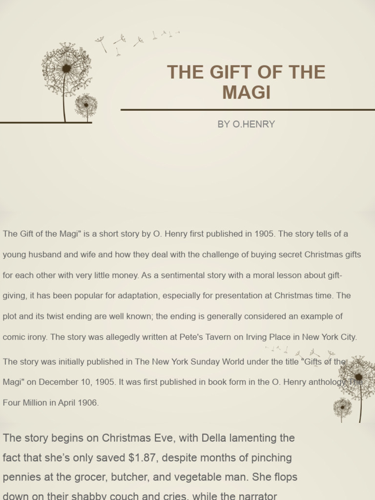 The Gift of The Magi | PDF