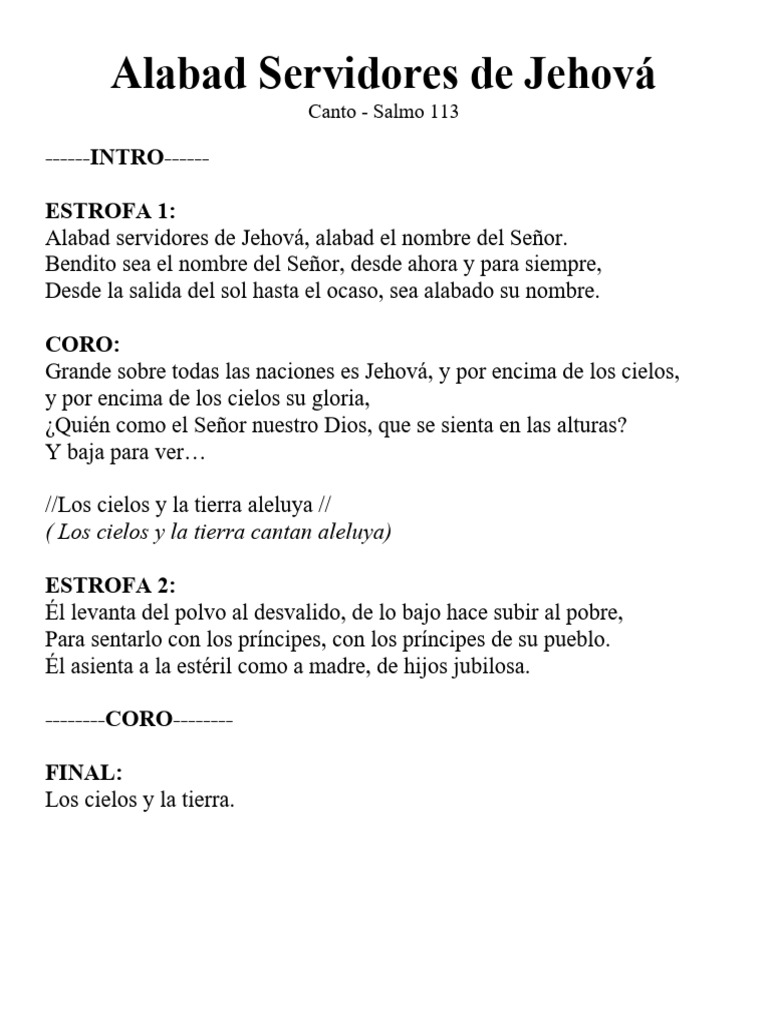 Alabad Servidores de Jehová | PDF | Tecnología | Religión y espiritualidad