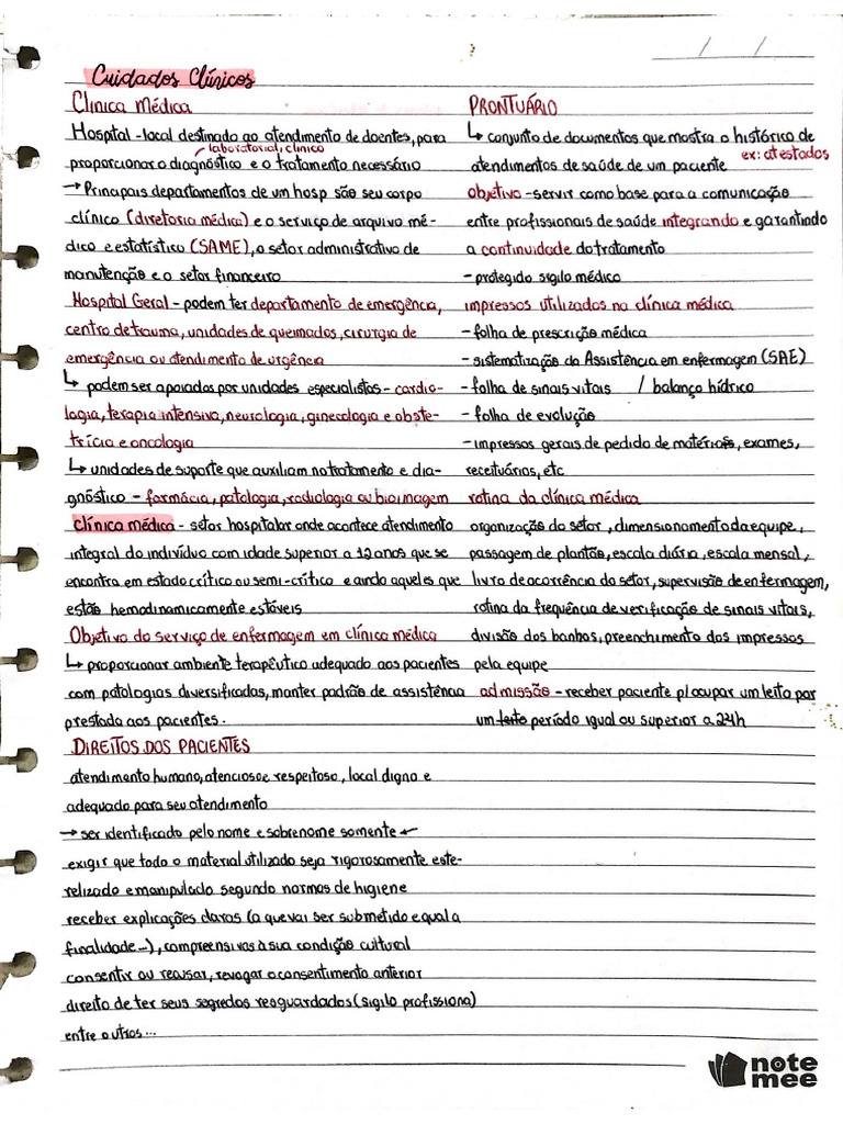 Resumos Enfermagem | PDF