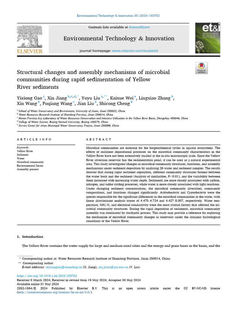 Structural-changes-and-assembly-mechanisms-of-microbia_2024_Environmental-Te | Download Free PDF ...